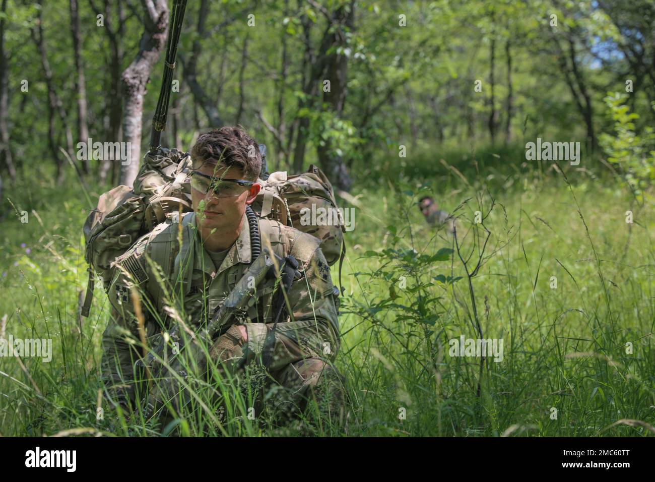 U.S. Army Sgt. Karl Bach, assigned to 1st Battalion, 68th Armor ...