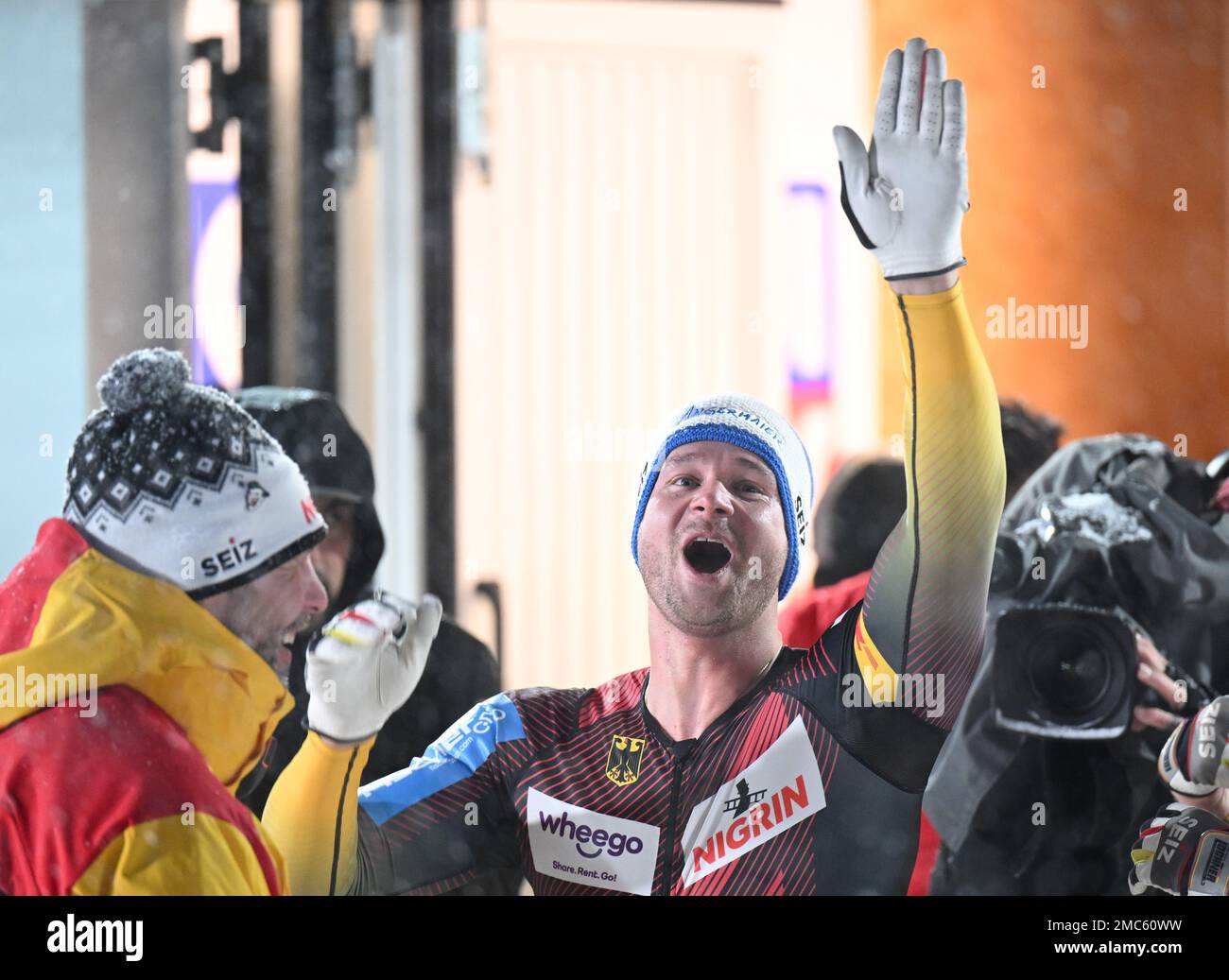 Altenberg, Germany. 21st Jan, 2023. Bobsleigh: European Championship ...