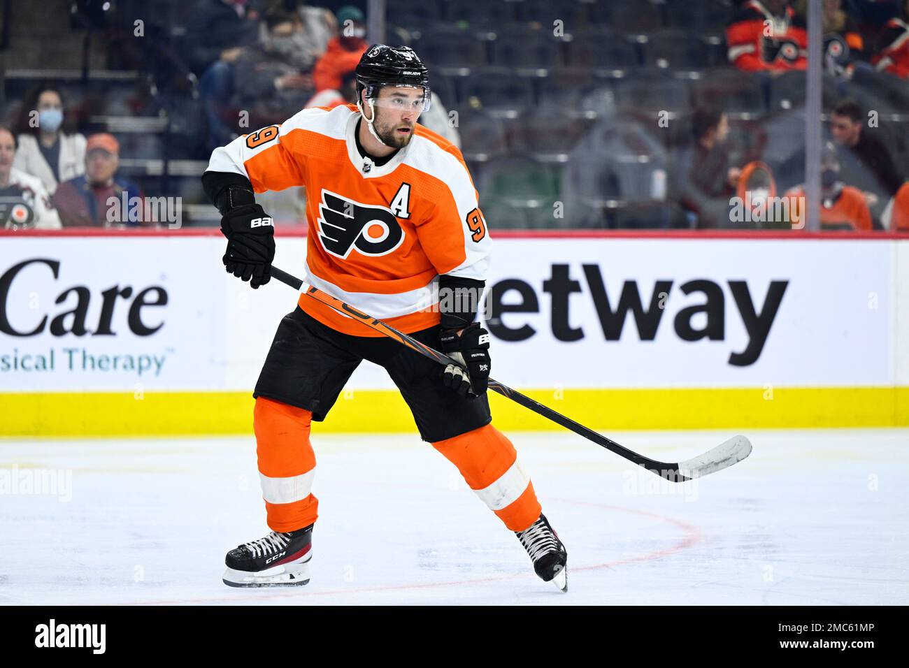 Philadelphia Flyers' Ivan Provorov in action during an NHL hockey game ...