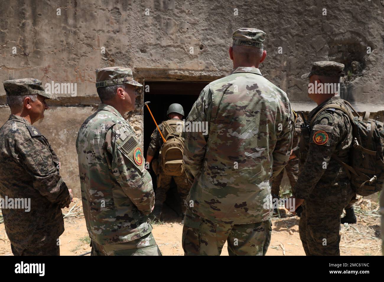 Tunisian Capt. Harbi, commander of Explosive Ordnance Disposal Company ...