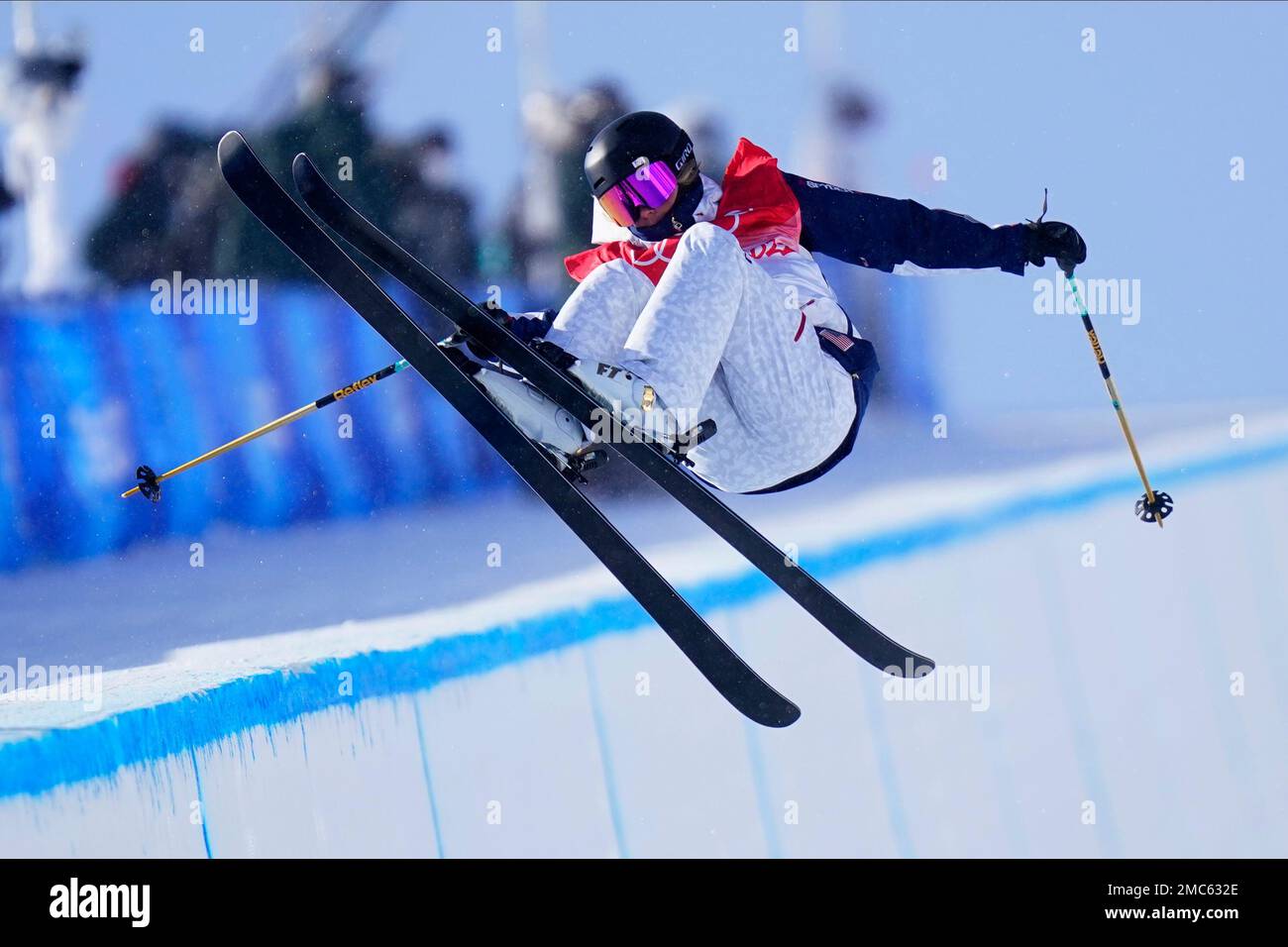 United States' Brita Sigourney competes during the women's halfpipe ...