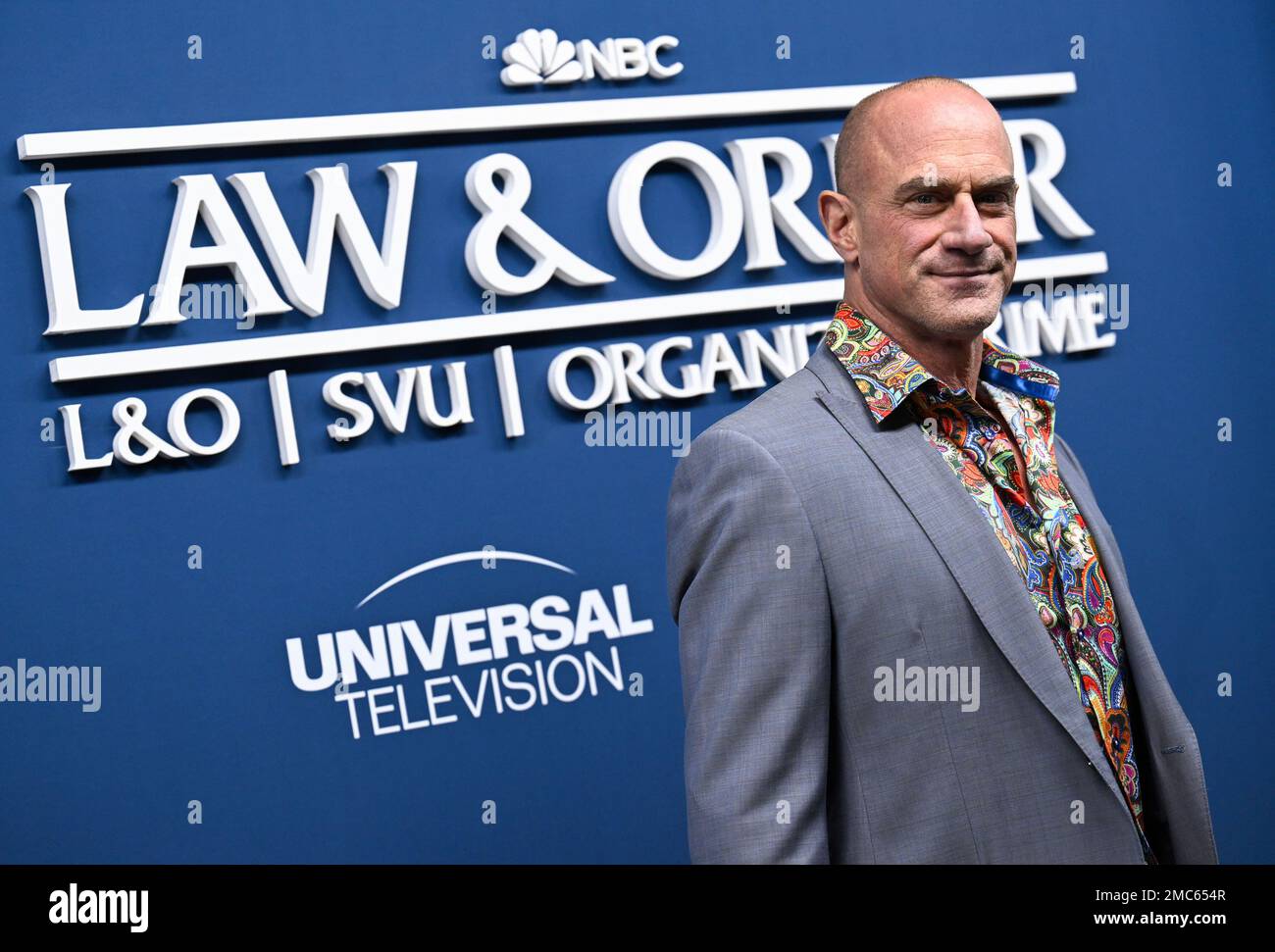 Actor Christopher Meloni attends the NBCUniversal "Law & Order" press ...