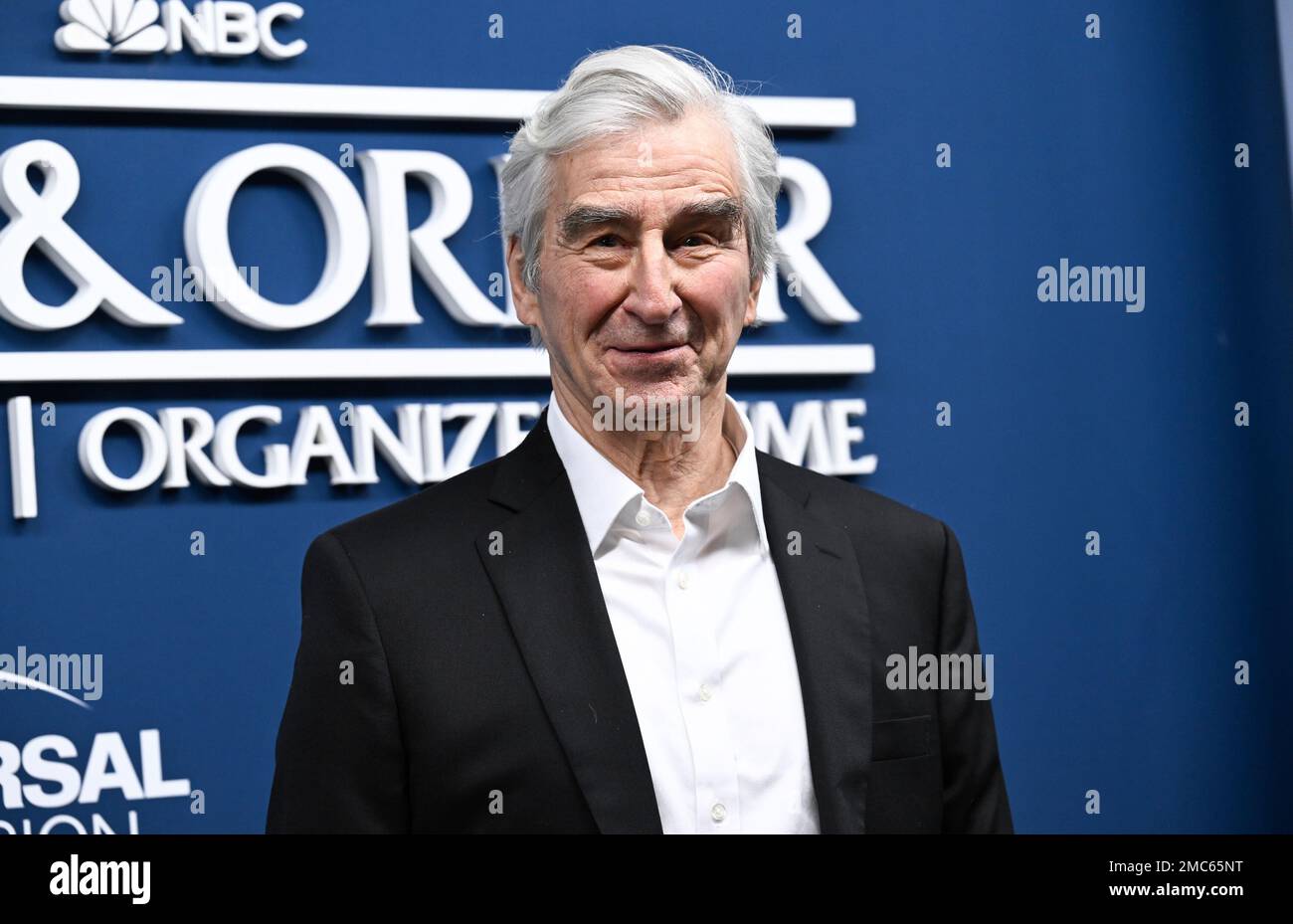 Actor Sam Waterston attends the NBCUniversal "Law & Order" press junket ...