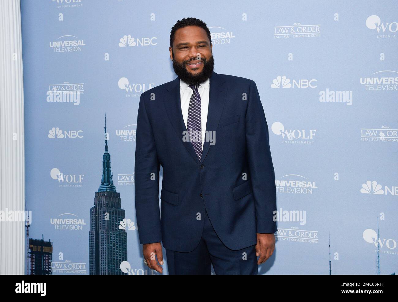Actor Anthony Anderson attends the NBCUniversal "Law & Order" press ...