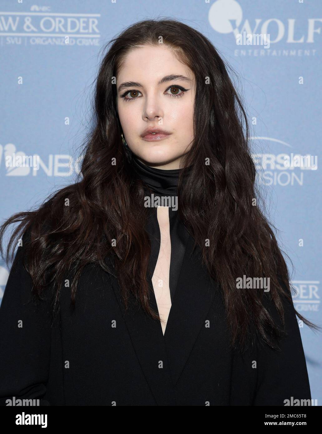 Actor Ainsley Seiger attends the NBCUniversal "Law & Order" press ...