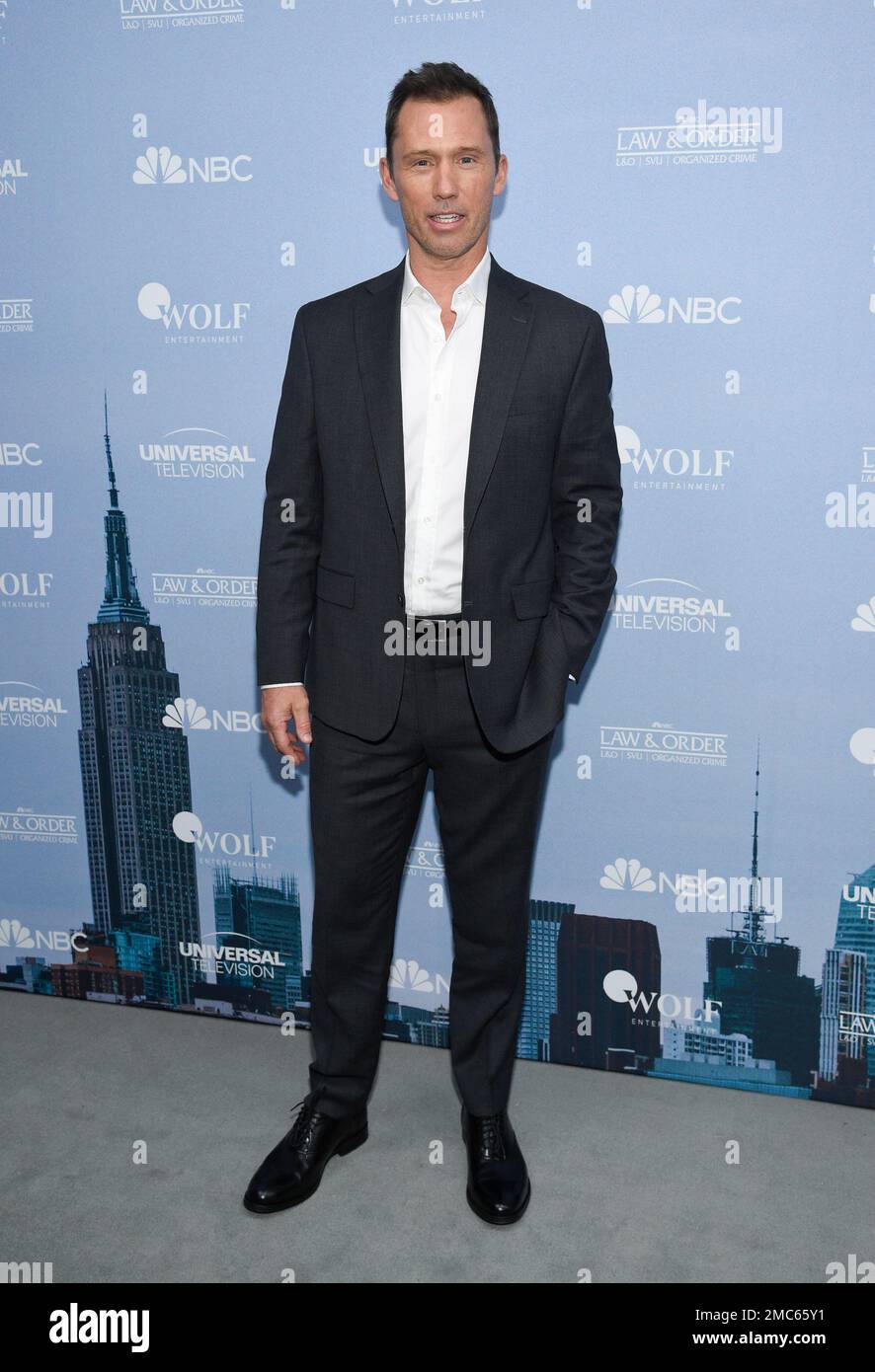 Actor Jeffrey Donovan attends the NBCUniversal "Law & Order" press ...