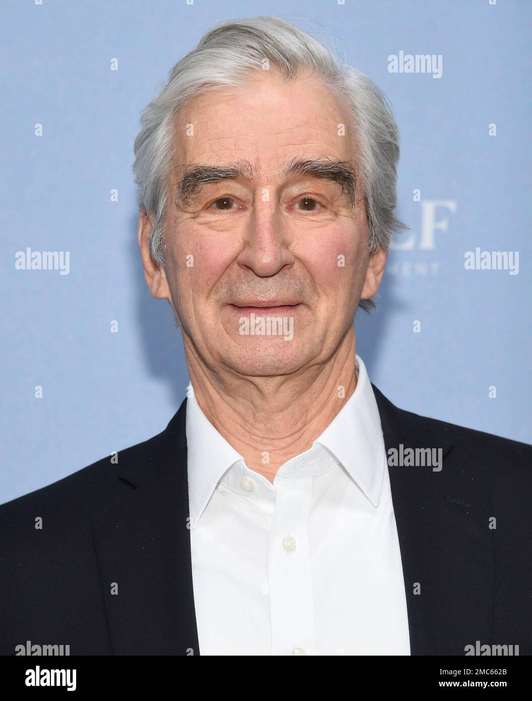 Actor Sam Waterston attends the NBCUniversal "Law & Order" press junket ...