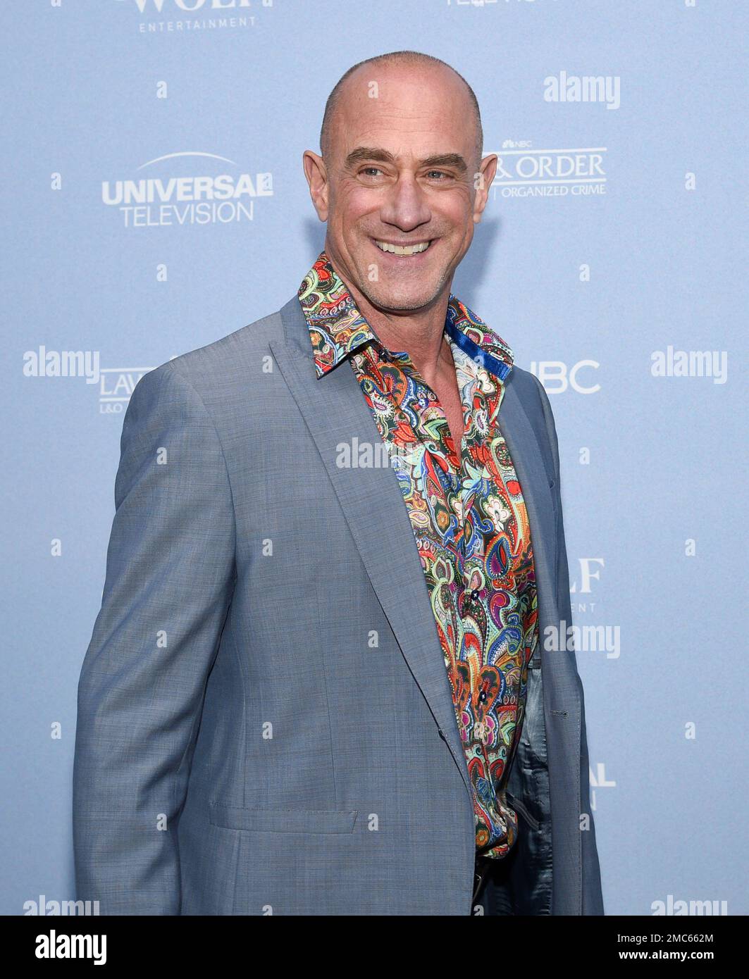 Actor Christopher Meloni attends the NBCUniversal "Law & Order" press ...