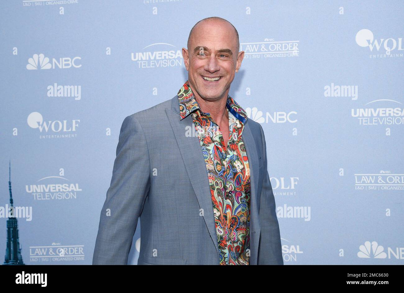 Actor Christopher Meloni attends the NBCUniversal "Law & Order" press ...
