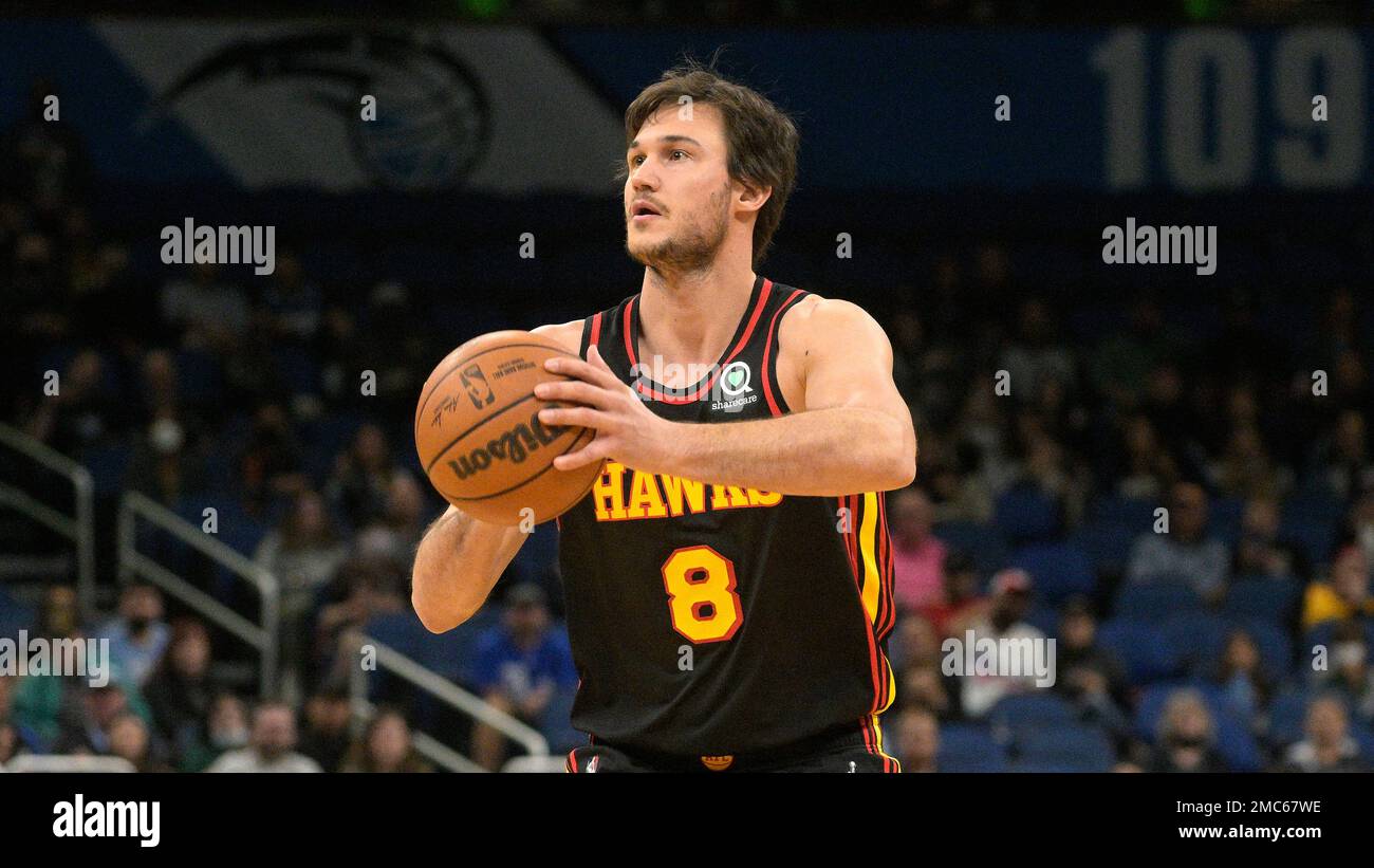Atlanta Hawks forward Danilo Gallinari (8) shoots a 3-pointer during ...
