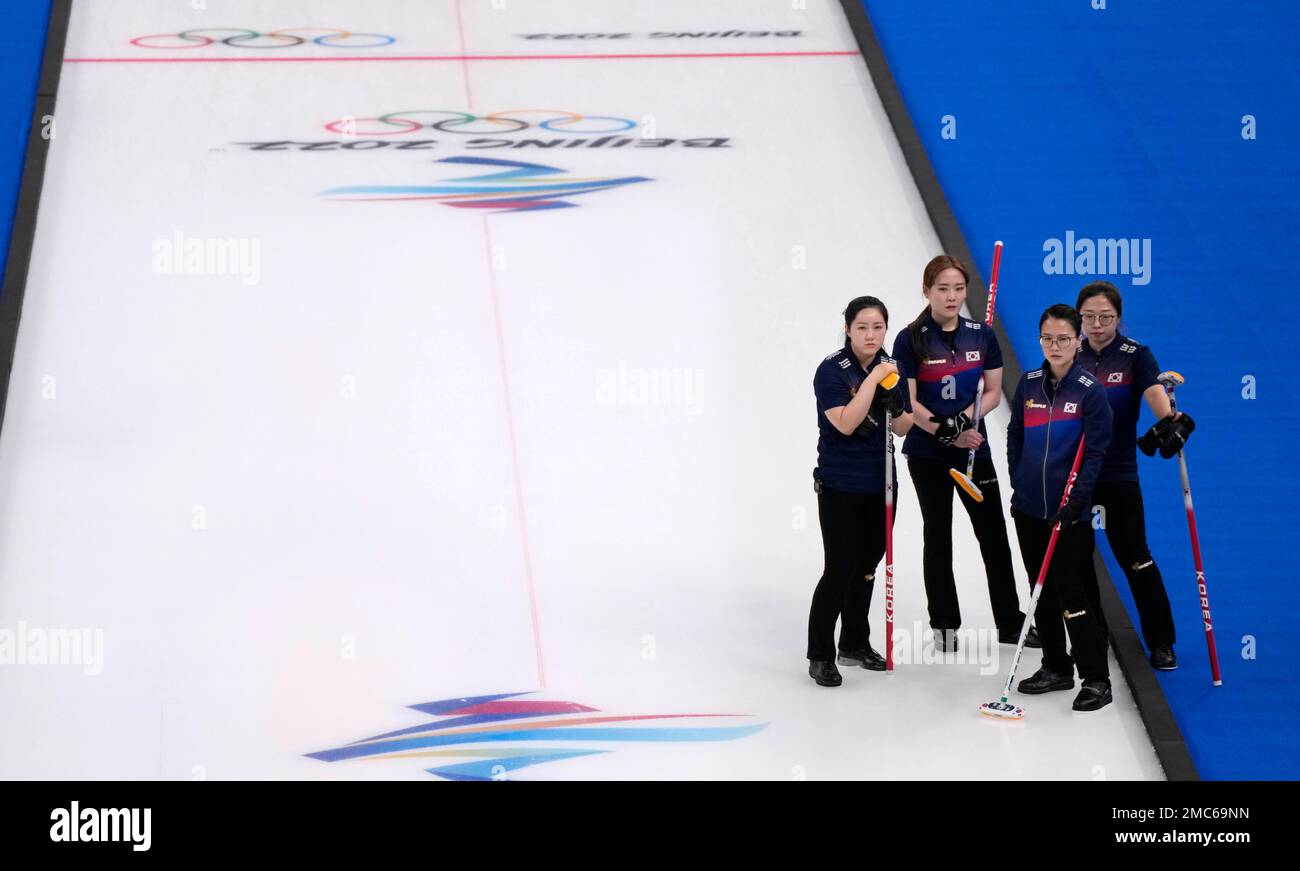 From left, South Korea's Kim Kyeong-ae, Kim Cho-hi, Kim Eun-jung, Kim ...
