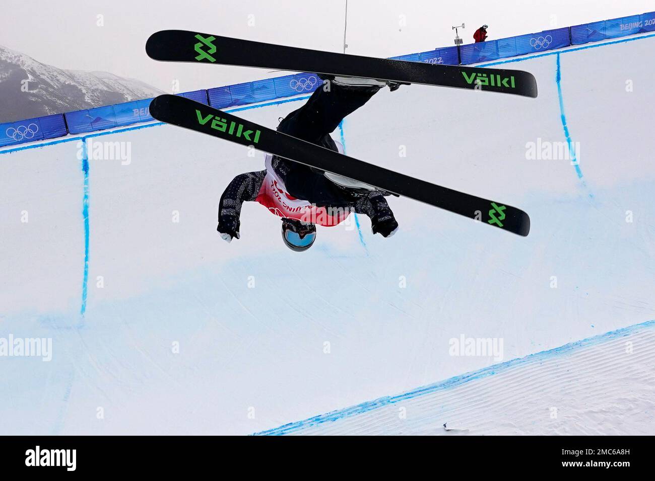 South Korea's Lee Seung Hun trains before the men's halfpipe ...