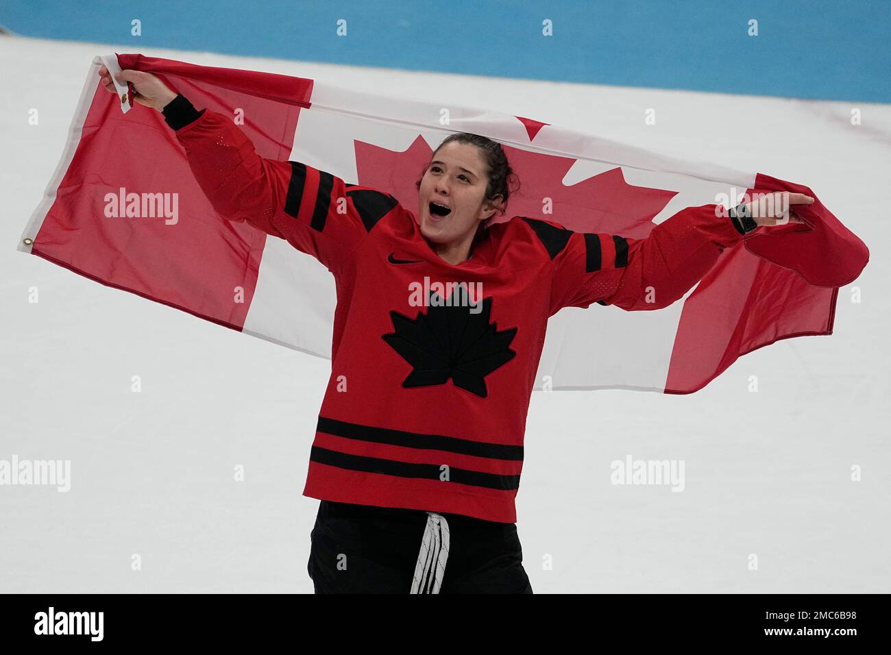 Canada's Jamie Lee Rattray (47) reacts after defeating the United ...