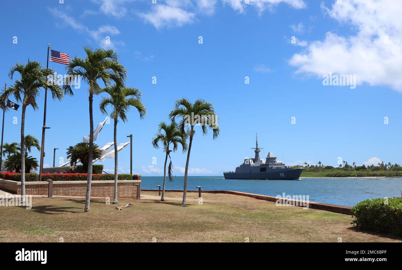 PEARL HARBOR (June 25, 2022) - Republic of Singapore Navy guided ...