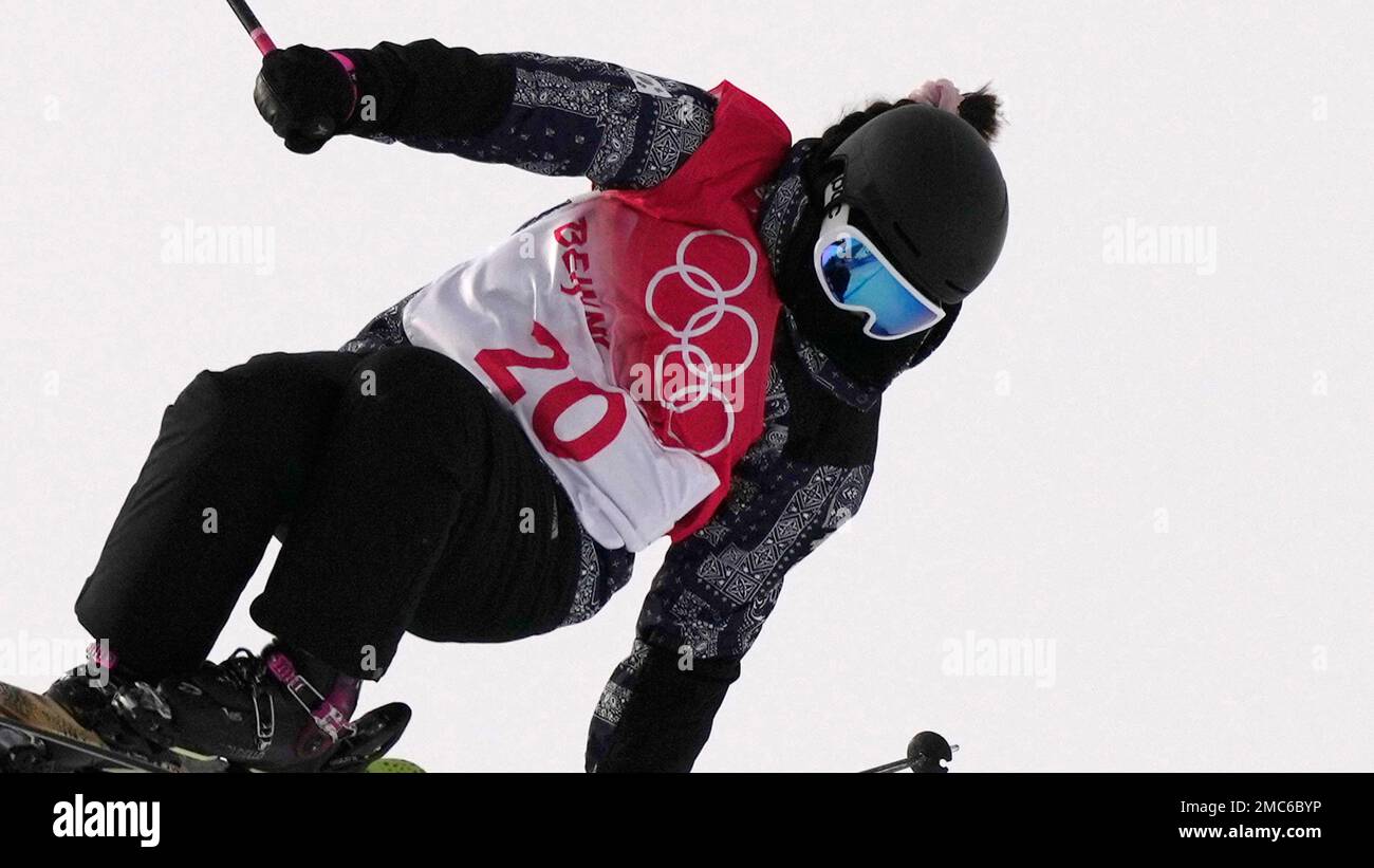 South Korea's Kim Daeun competes during the women's halfpipe ...