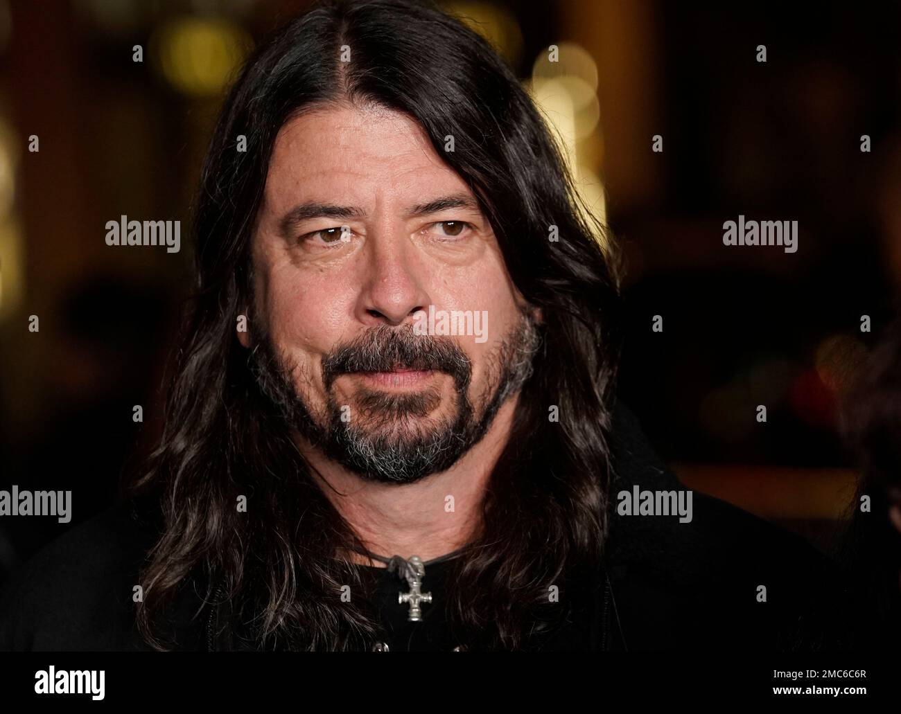 Foo Fighters singer and "Studio 666" cast member Dave Grohl arrives at ...