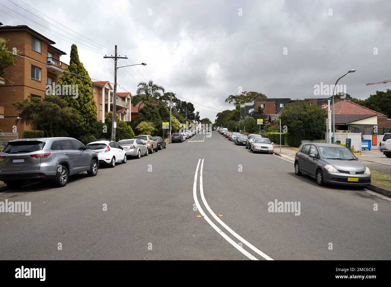 Gladstone St in Kogarah, a suburb of southern Sydney Stock Photo - Alamy