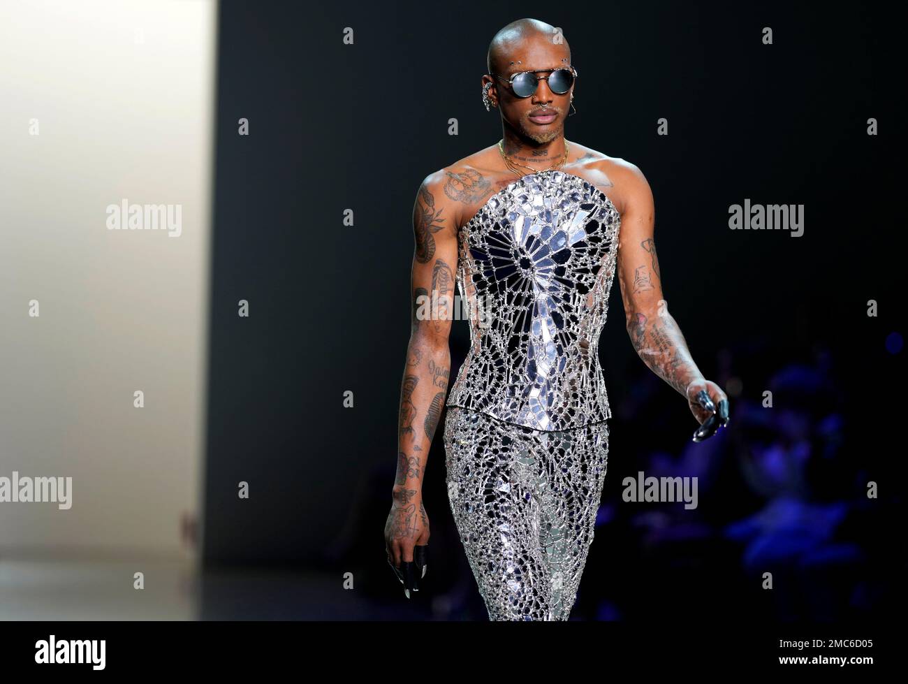 The Blonds Fall/Winter 2022 collection is modeled at Spring Studios ...