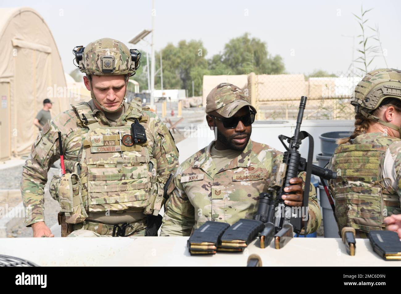 Tech. Sgt. David Ikner, the noncommissioned officer in charge of the ...