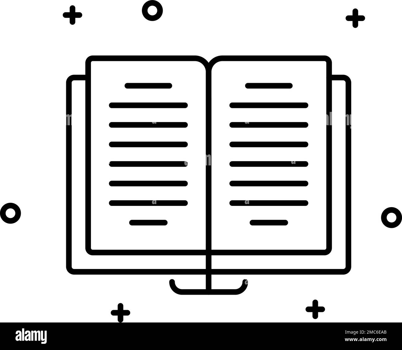 Knowledge,education, line vector icon on transparent background ...