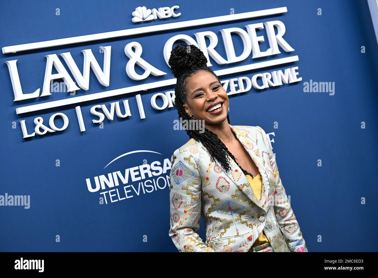 Actor Danielle Moné Truitt attends the NBCUniversal "Law & Order" press ...