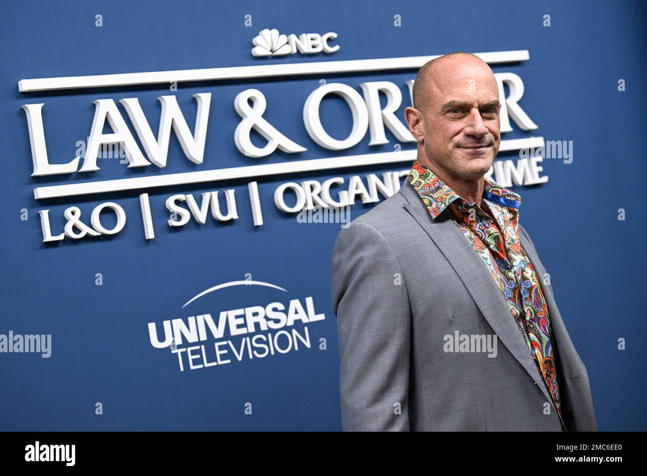 Actor Christopher Meloni attends the NBCUniversal "Law & Order" press ...