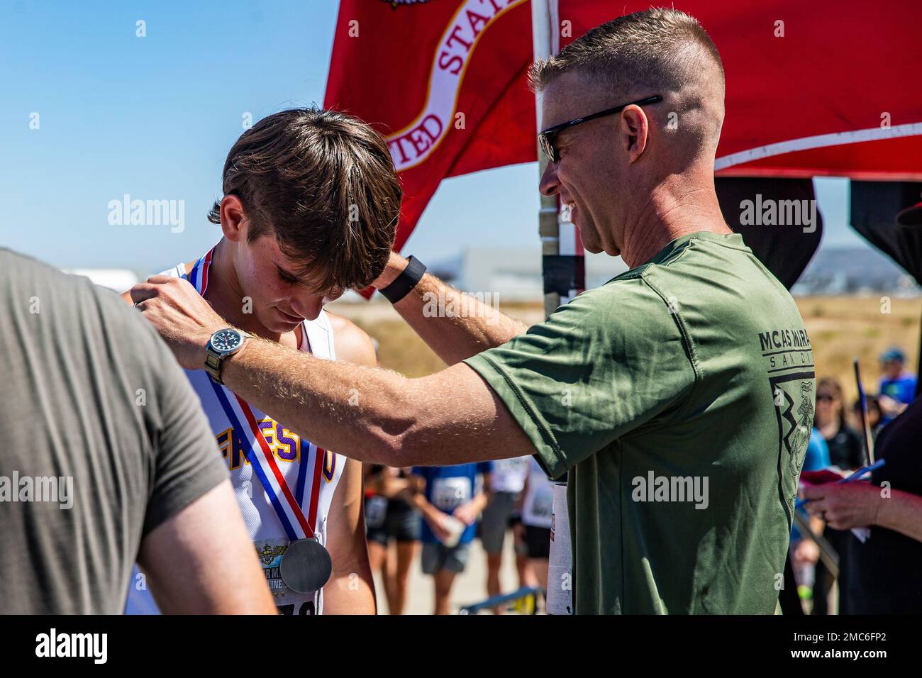 U.S. Marine Corps Col. Thomas M. Bedell, commanding officer of Marine ...