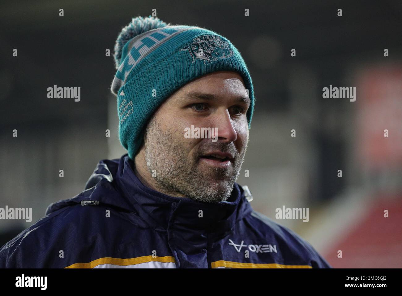 Rohan Smith Head Coach of Leeds Rhinos after the Rugby League Pre ...