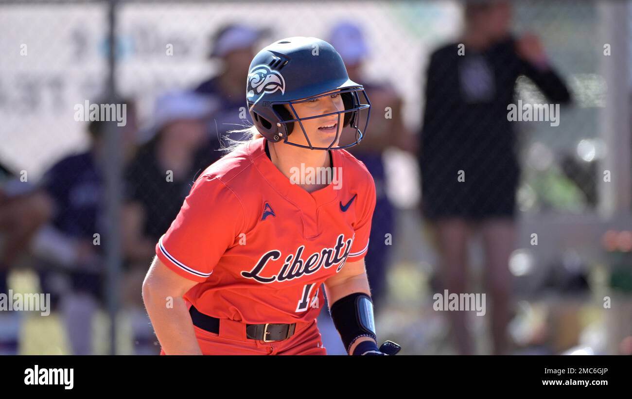 Liberty's Kara Canetto (10) during an NCAA softball game against ...