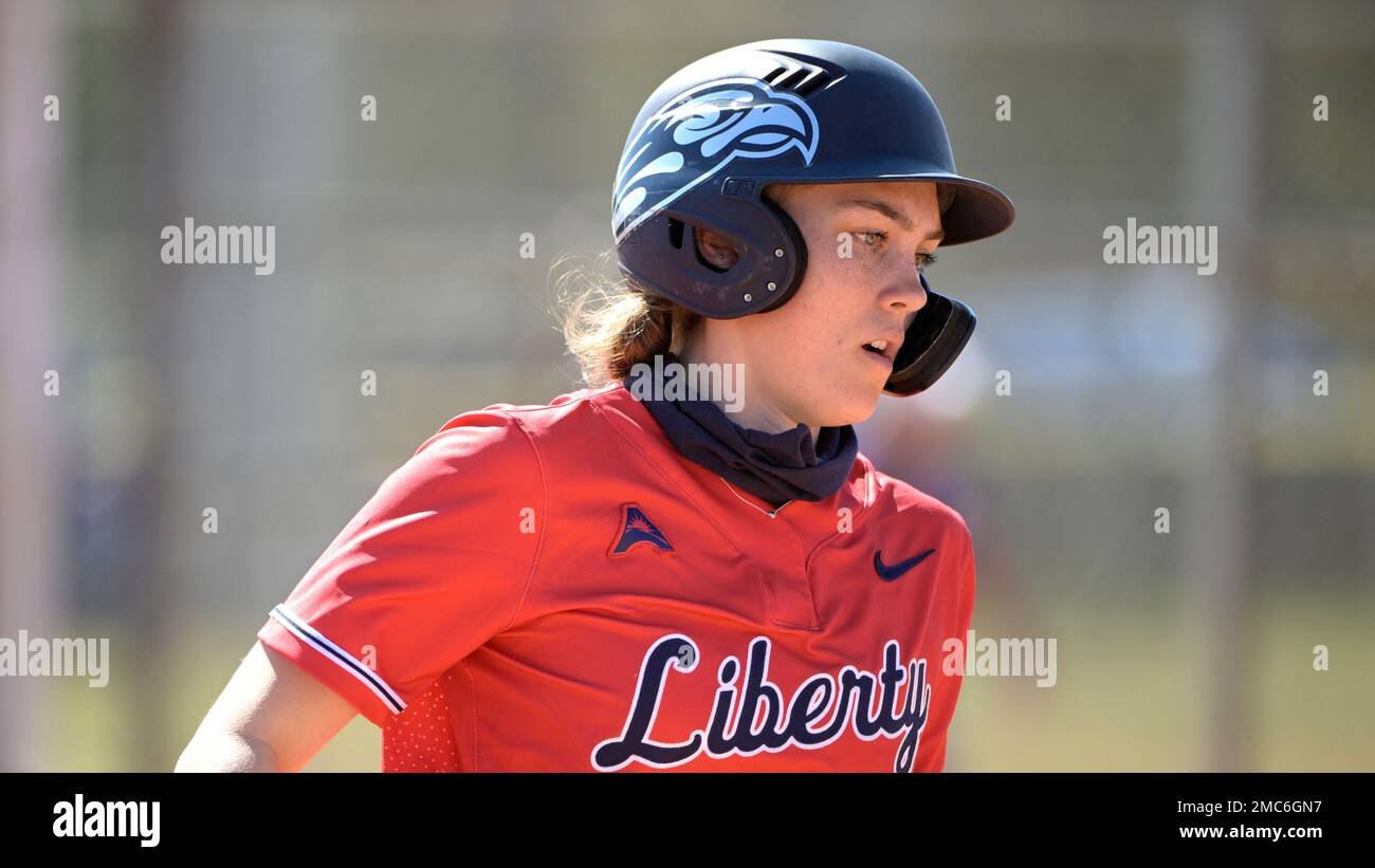 Liberty's Devyn Howard (11) during an NCAA softball game against ...