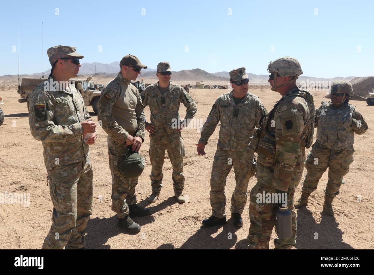 Master Sgt. Daryl DeMarzo (second from right), with Bravo Company ...