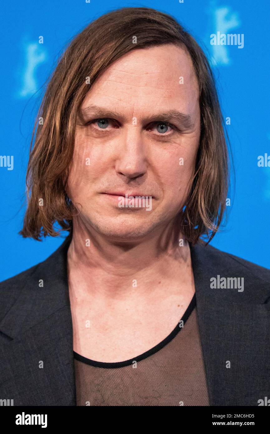 Lars Eidinger poses for photographers at the photo call for the film ...