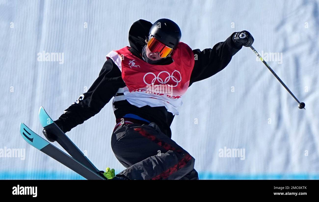 Canada's Max Moffatt competes during the men's slopestyle finals at the ...