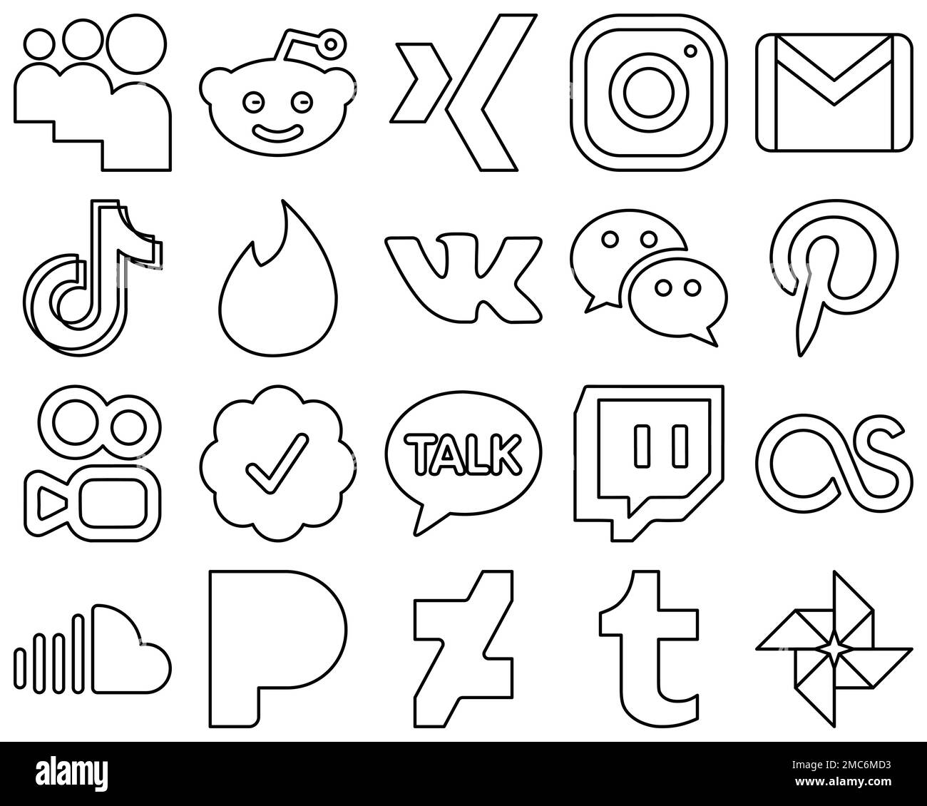 Social network vk Black and White Stock Photos & Images - Alamy