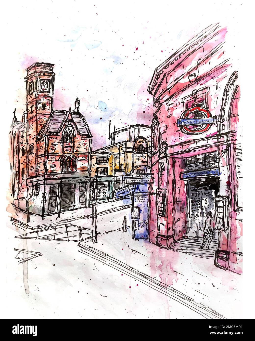 Street of london Cut Out Stock Images & Pictures - Alamy