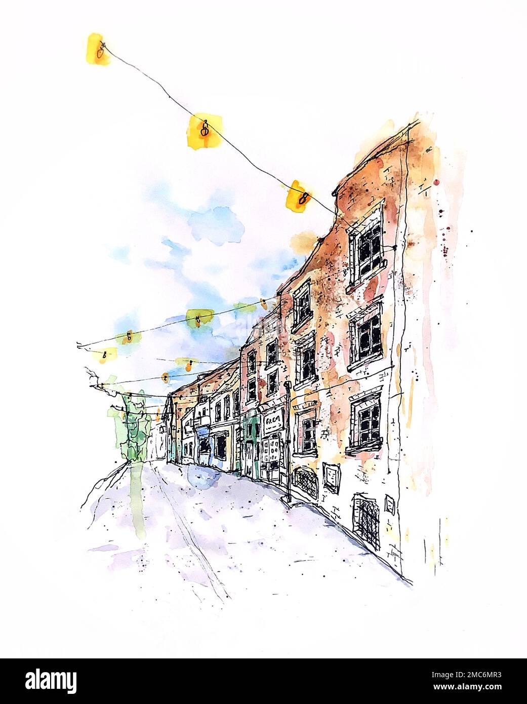 Flask Walk, Hampstead, London Stock Photo - Alamy