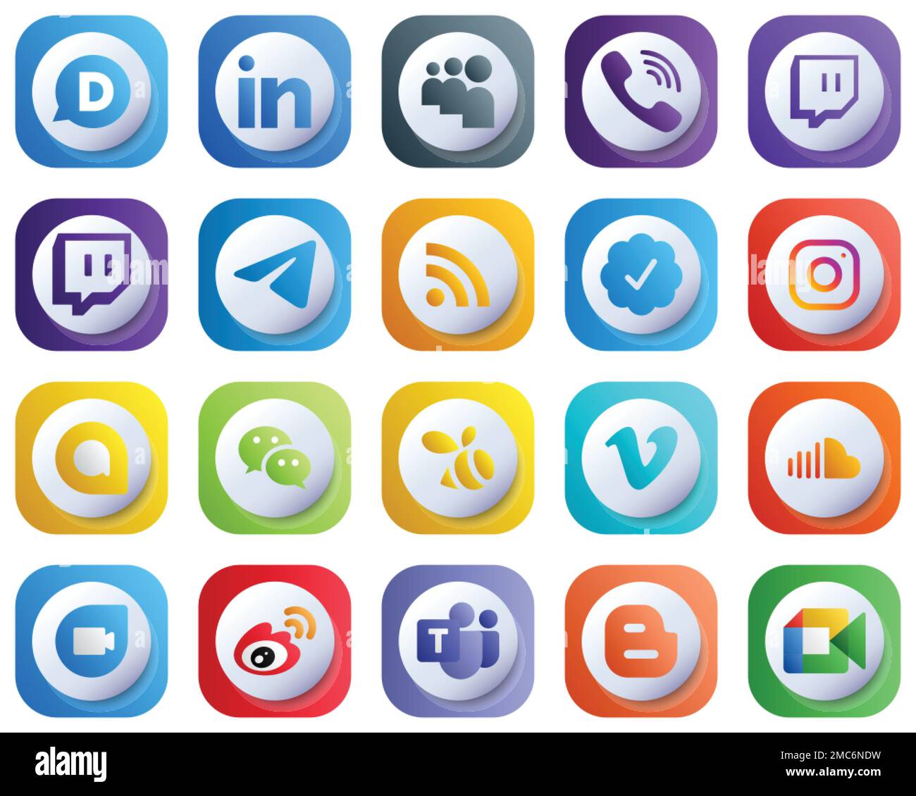 Cute Social Media Icons Instagram