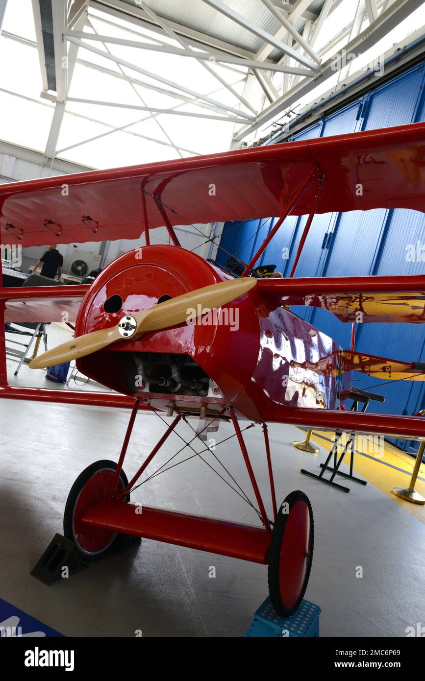 Local aeromodelling club planes on static display during the Chièvres ...
