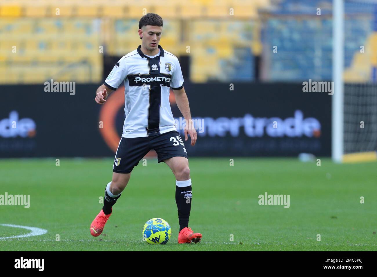 Alessandro Circati of Parma Calcio 1913 in action during the Serie B ...