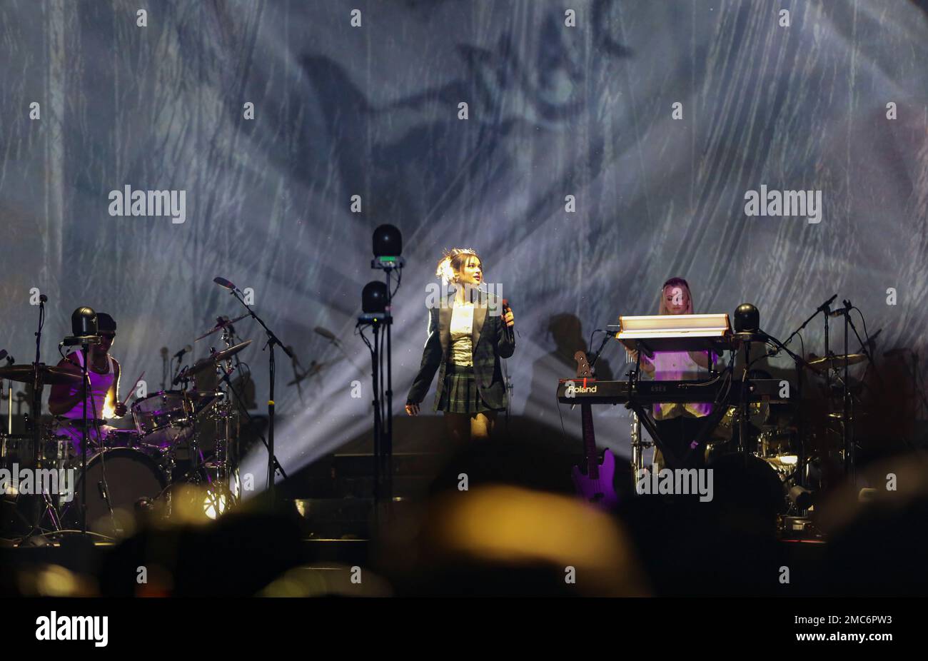 Lolo Zouai Performs during the Future Nostalgia Tour at State Farm ...