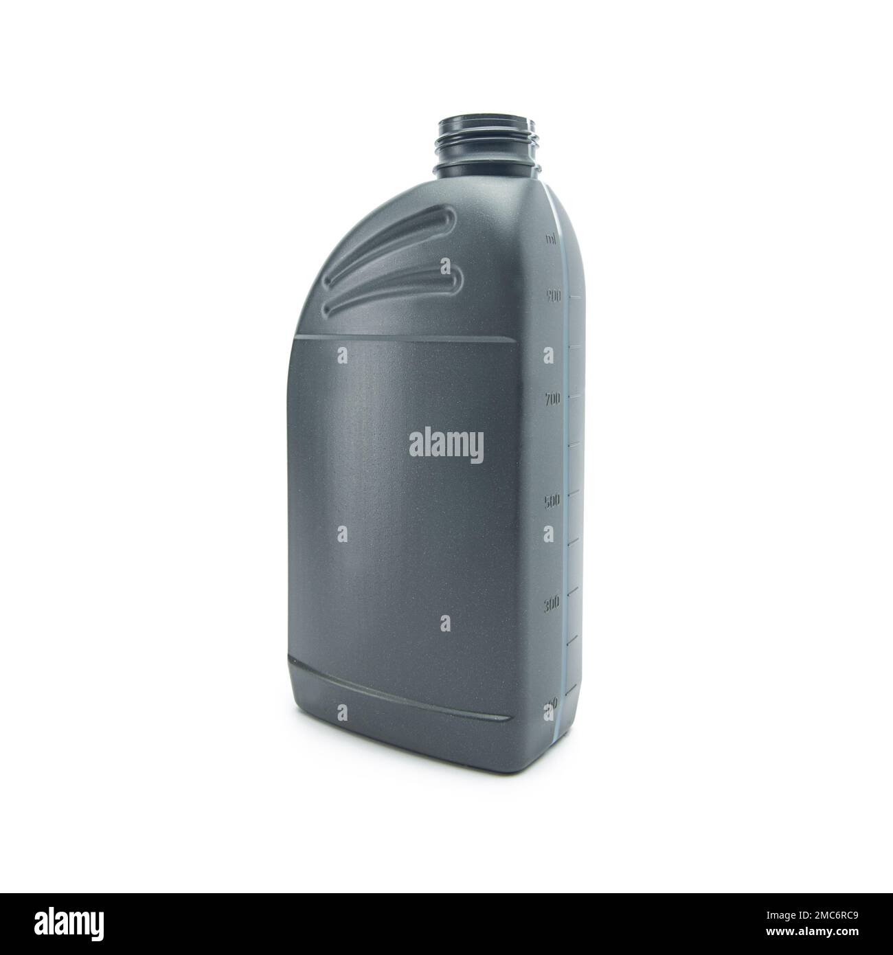 Open lubricating oil can on white background Stock Photo - Alamy