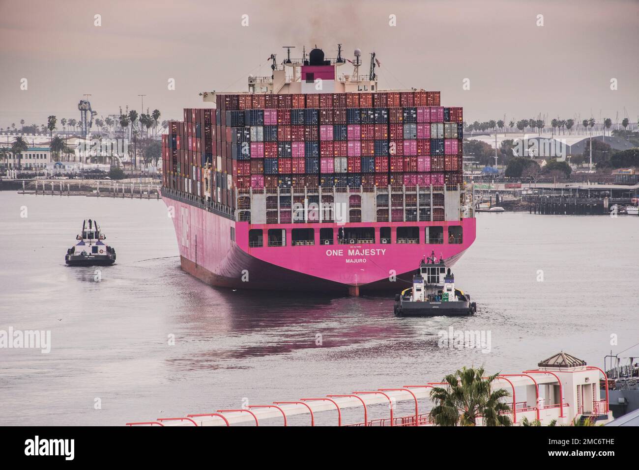 The busiest container port in North America, the Port of Los Angeles ...
