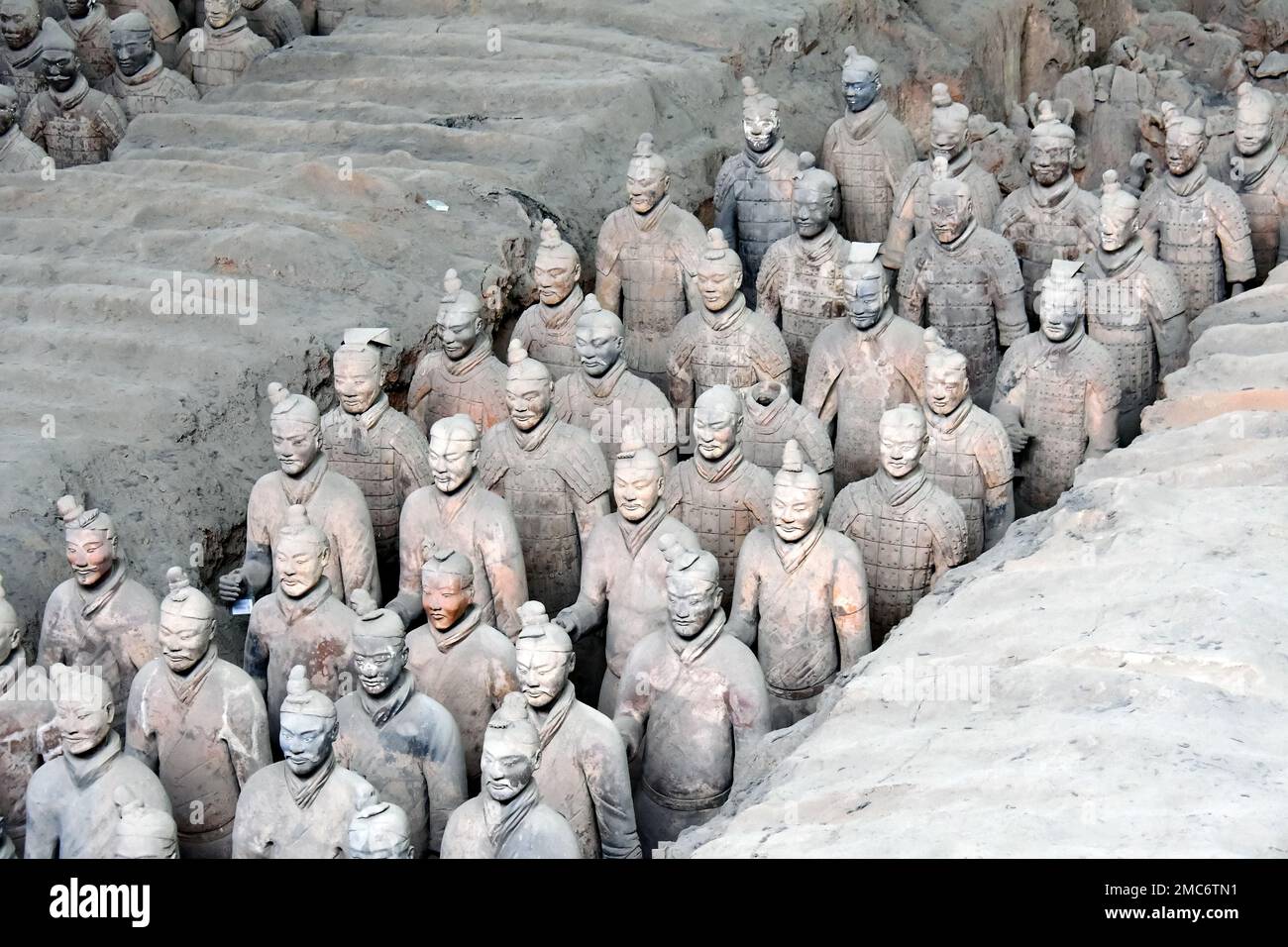 Terracotta Army, Xi'an, Hszian, Lintong District, China, Asia, agyaghadsereg, UNESCO World ...