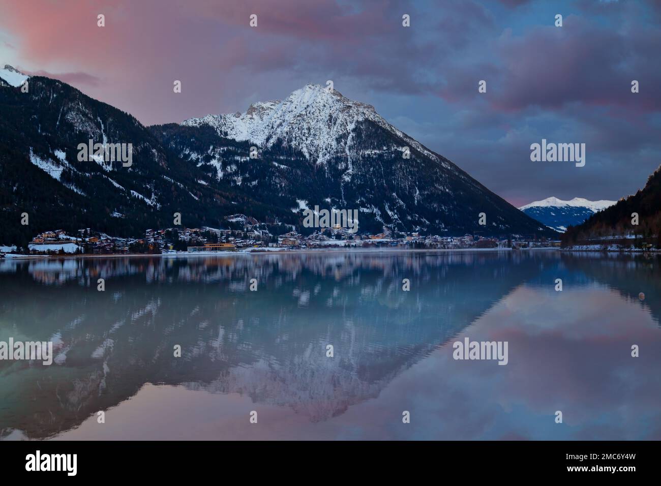 Panoramic view of Lake Achensee in Tyrol, Austria Stock Photo - Alamy