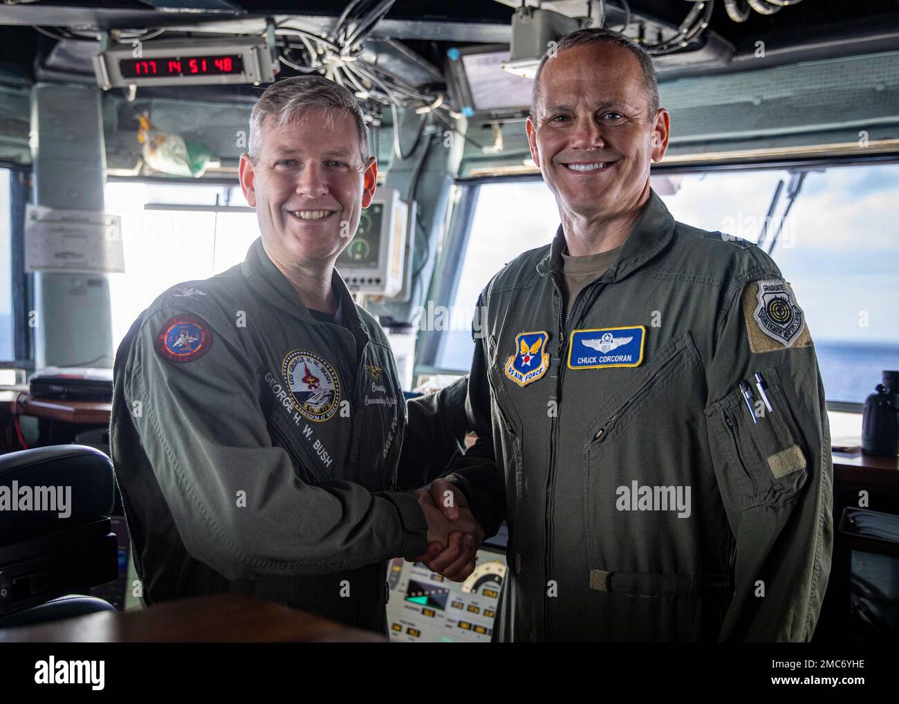 220626-N-SY758-1136 ATLANTIC OCEAN (June 26, 2022) Air Force Maj. Gen ...