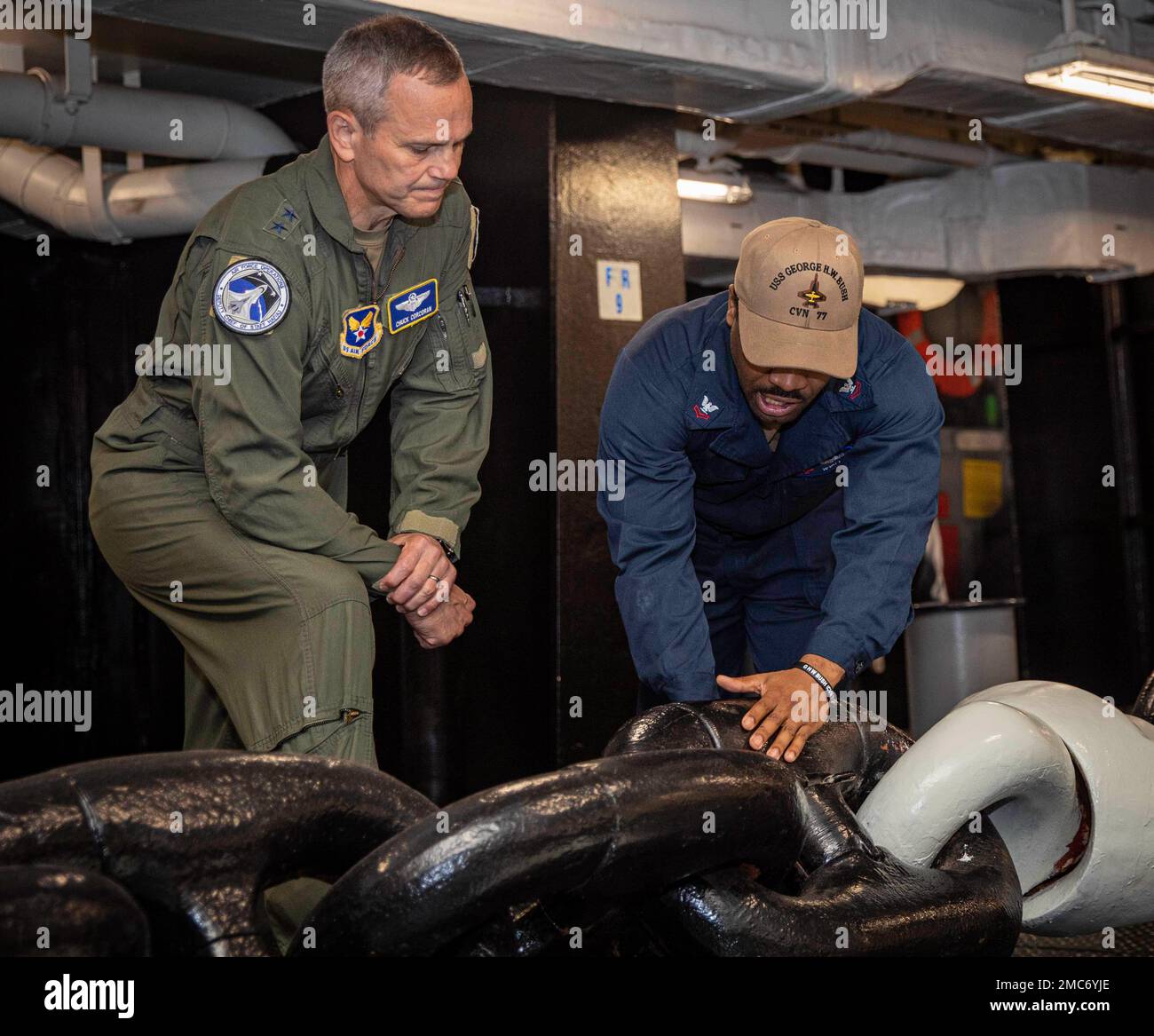 220626-N-SY758-1048 ATLANTIC OCEAN (June 26, 2022) Air Force Maj. Gen ...