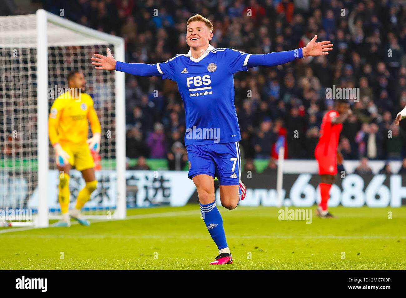King Power Stadium, Leicester, UK. 21st Jan, 2023. Premier League ...