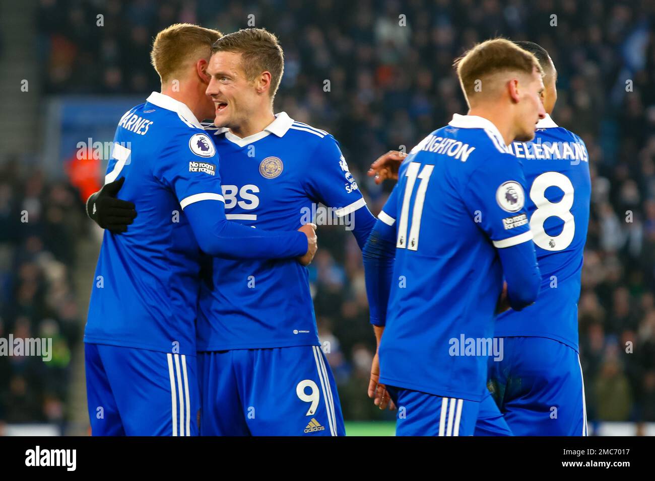 King Power Stadium, Leicester, UK. 21st Jan, 2023. Premier League ...