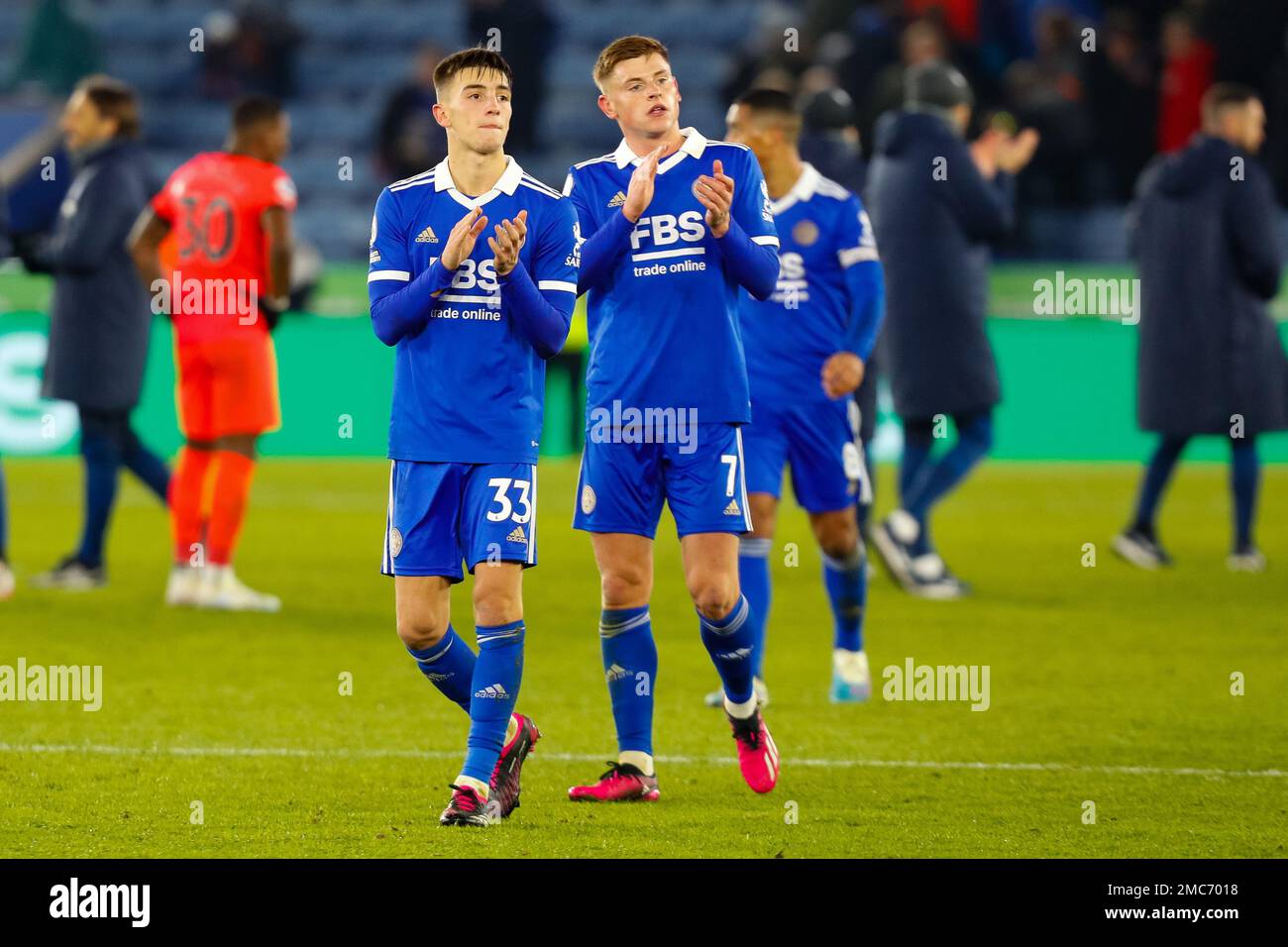 King Power Stadium, Leicester, UK. 21st Jan, 2023. Premier League ...