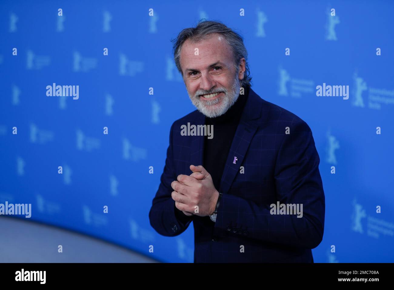 Fabrizio Ferracane poses for photographers at the photo call for the ...